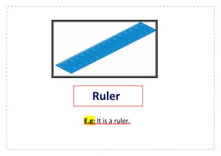 School Supplies Flashcards | PDF