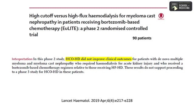 Dysproteinemias Related Renal Disorders, Monoclonal Gammopathy ...