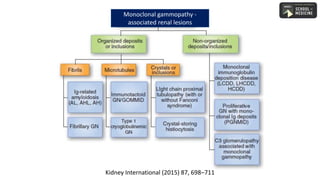 Dysproteinemias Related Renal Disorders, Monoclonal Gammopathy ...