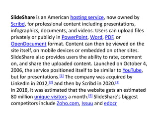 Slide share | PPTX