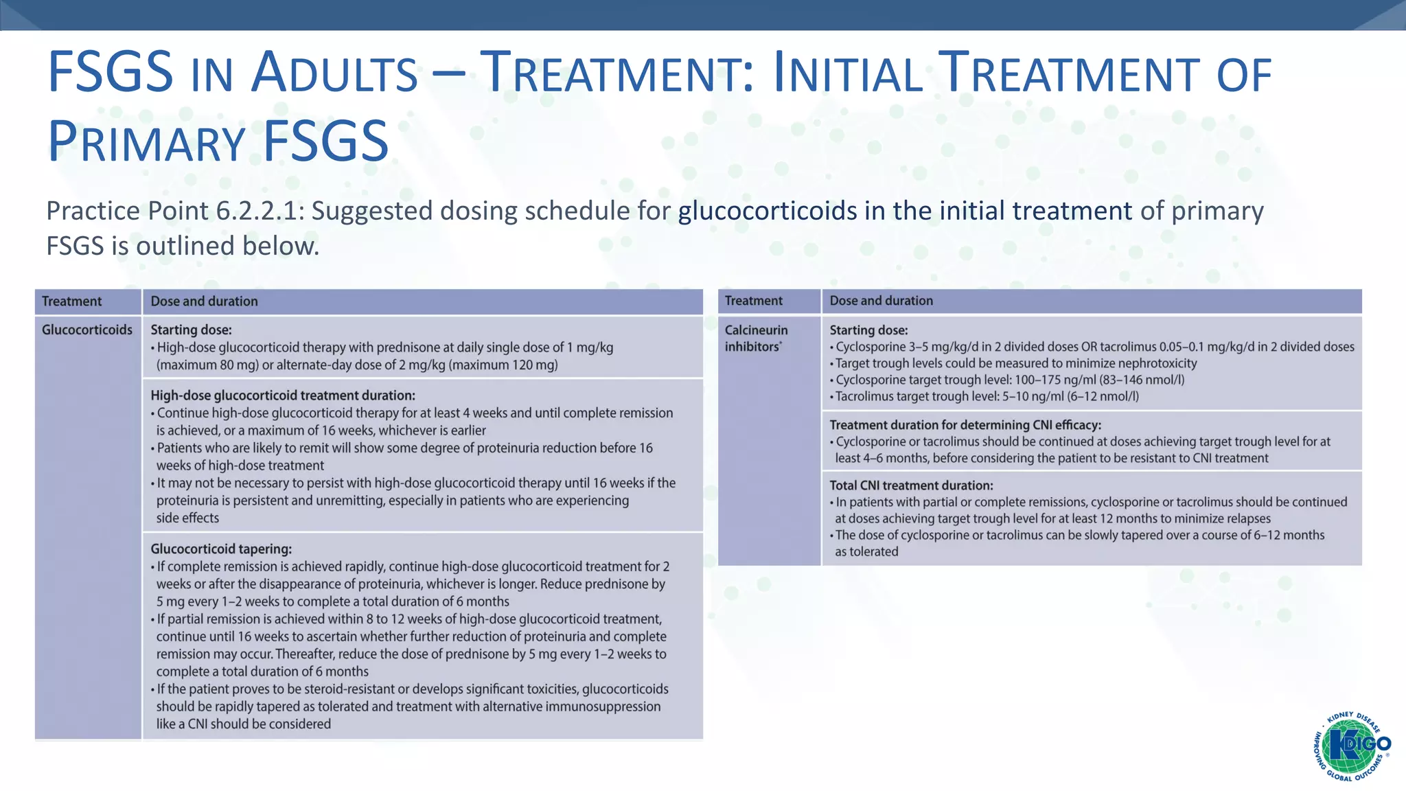 Focal Segmental Glomerulosclerosis - FSGS (KDIGO 2021 Guidelines) - Dr ...