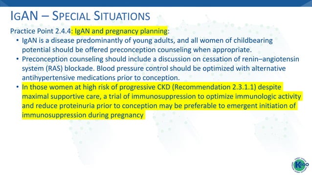 IgA Nephropathy (KDIGO 2021 Guidelines) - Dr. Gawad | PPTX | Digestive Disorders | Diseases and ...