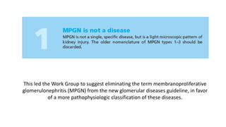 Ig & complement-mediated glomerular dis with MPGN pattern (KDIGO 2021 ...