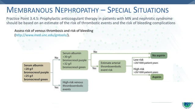 Membranous Nephropathy (KDIGO 2021 Guidelines) - Dr. Gawad | PDF
