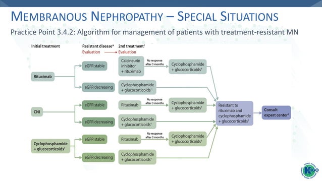 Membranous Nephropathy (KDIGO 2021 Guidelines) - Dr. Gawad | PDF