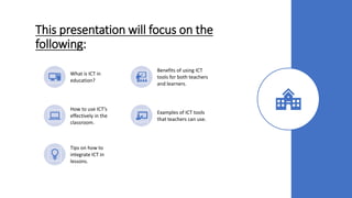 Integration of ICT in Education | PPTX