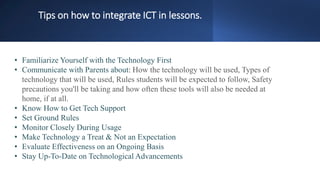 Integration of ICT in Education | PPTX