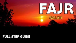 How to Pray FAJR - Step by Step | PPTX