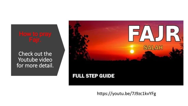 How to Pray FAJR - Step by Step | PPTX