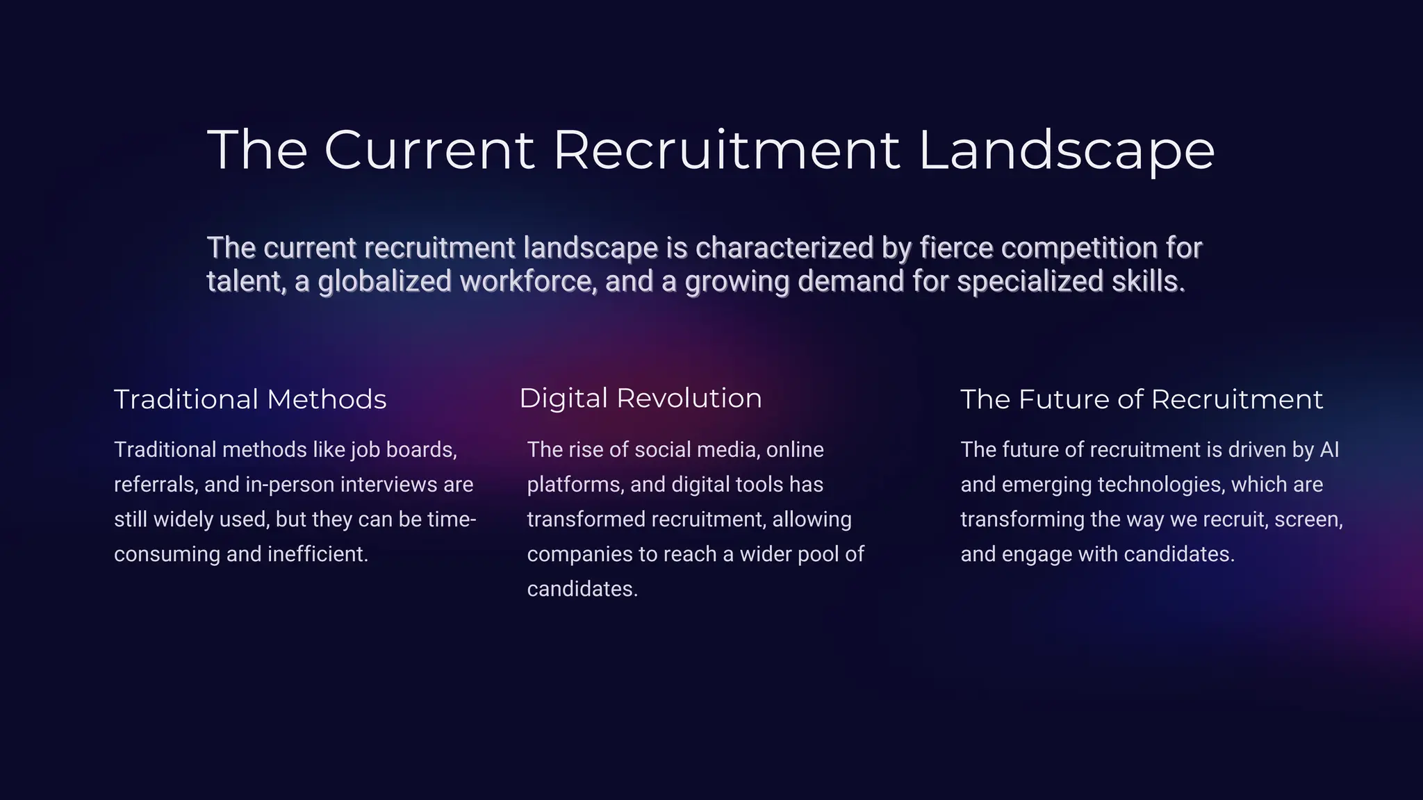Decoding future recruitment with AI and emerging technologies | PPT
