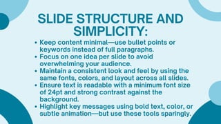 Effectively using a slides, chart and images | PPT