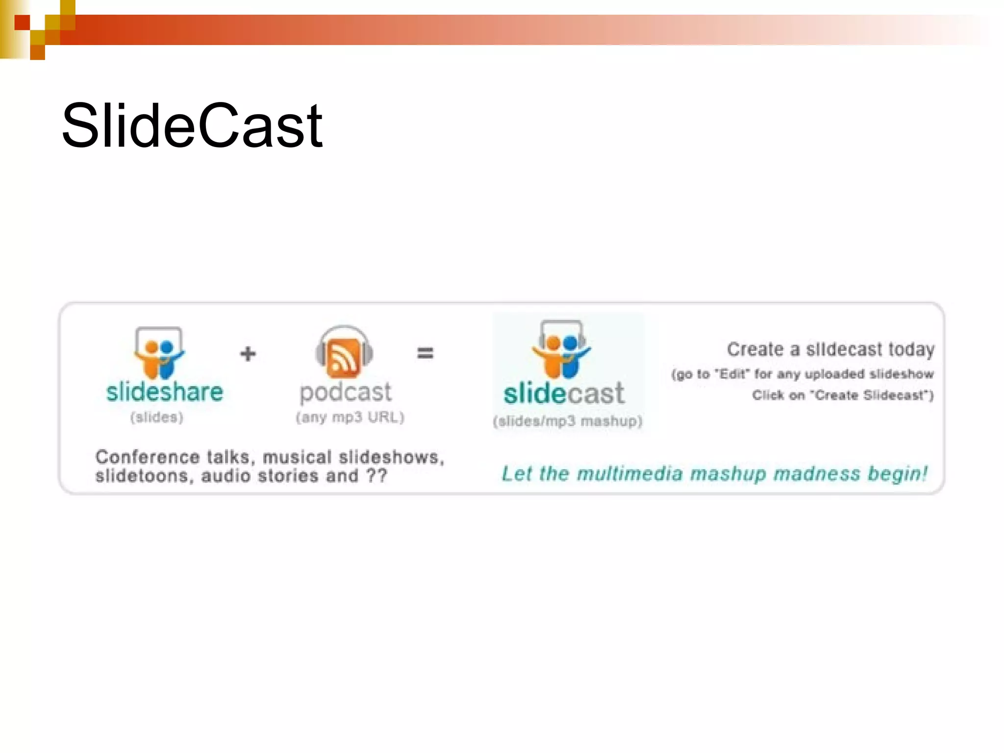 SlideShare And SlideCasting | PPT