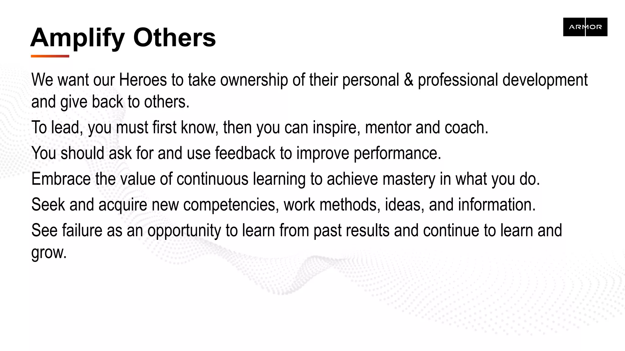 Armor Core Values | PPTX