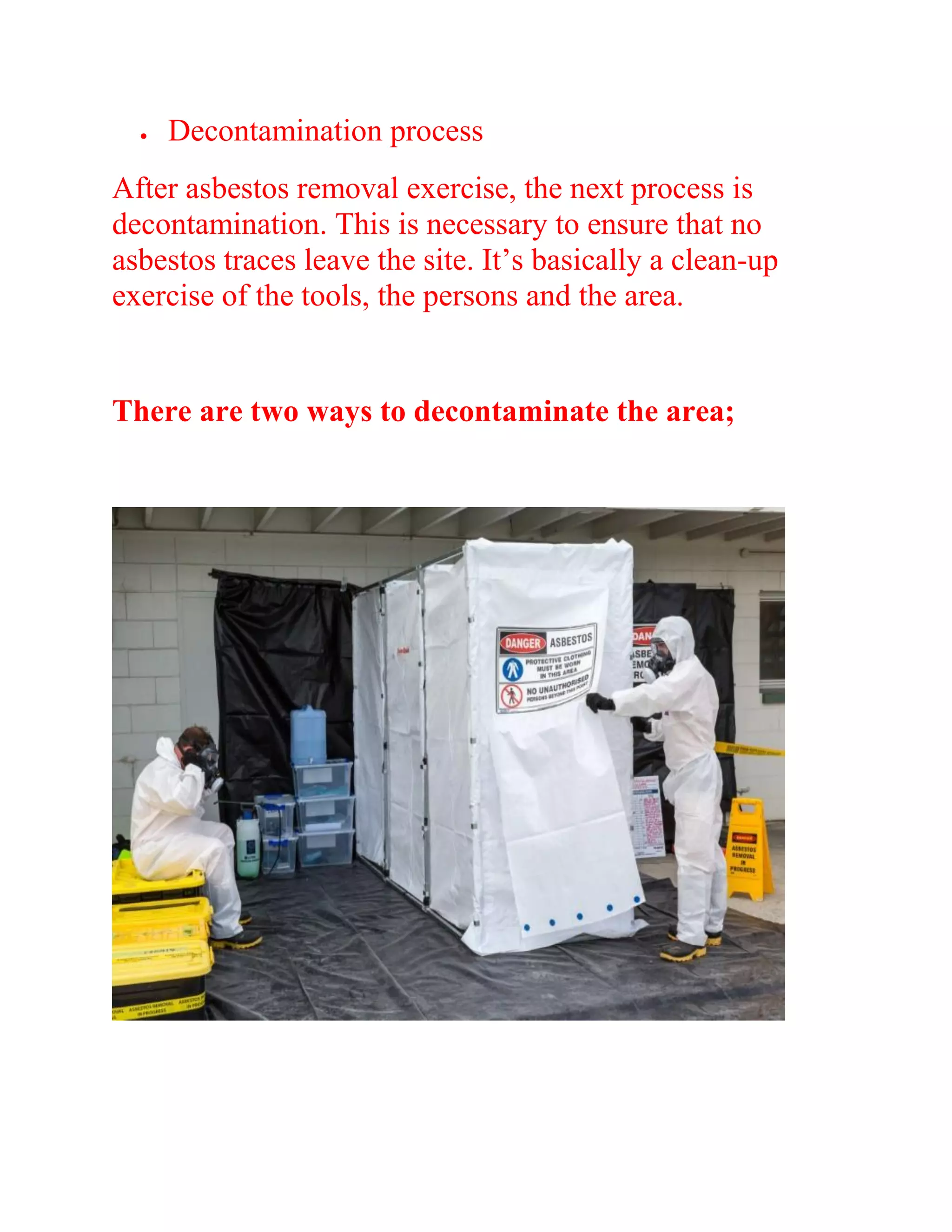 Asbestos Removal Safety Manual | PDF