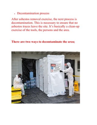 Asbestos Removal Safety Manual | PDF