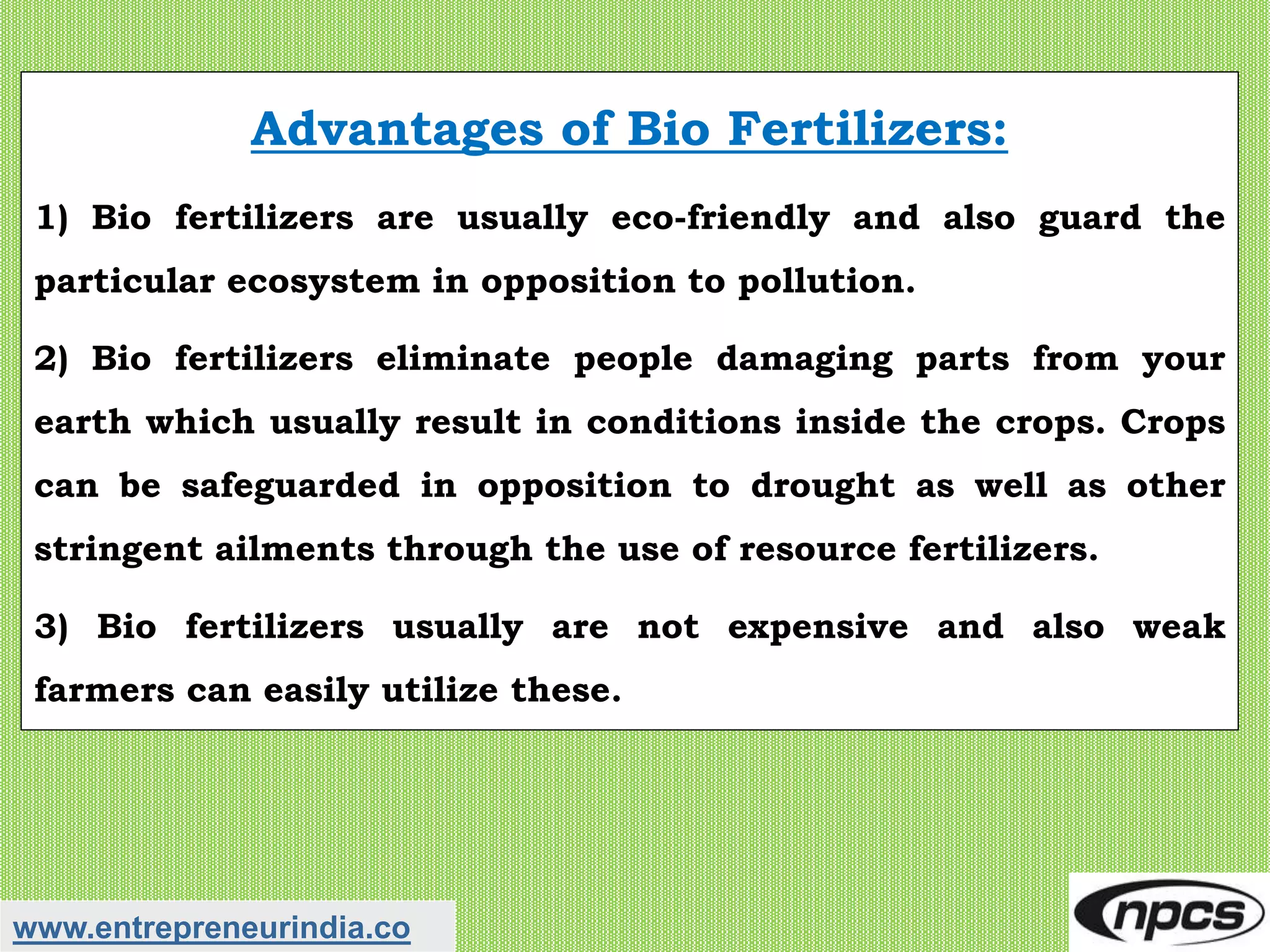 Biofertilizer Manufacturing Business. How to Start Biofertiliser ...