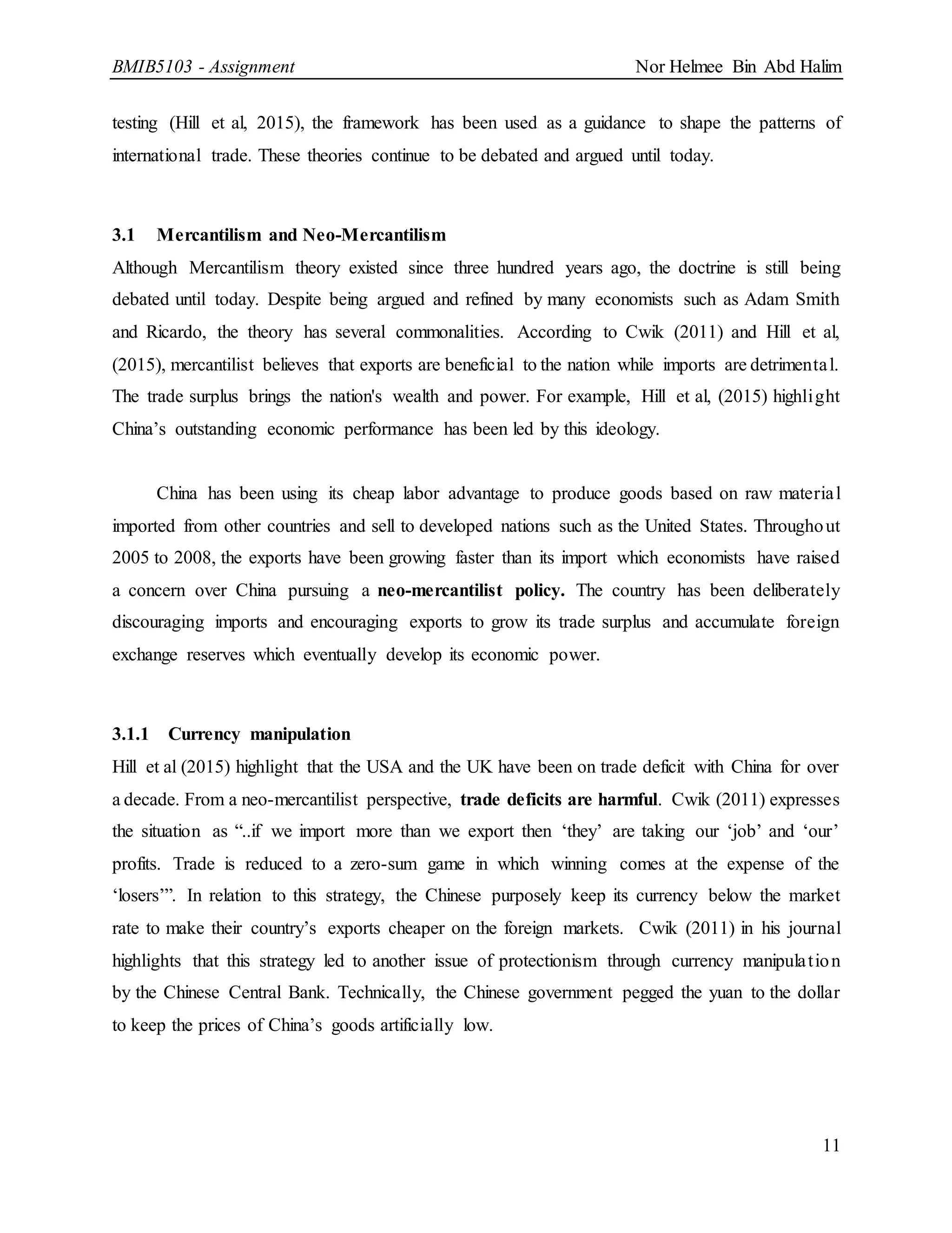 Classical country-based trade theories and Modern Firm-based trade ...