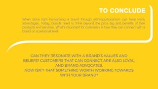 Humanising a Brand through Anthropomorphic Marketing | PDF
