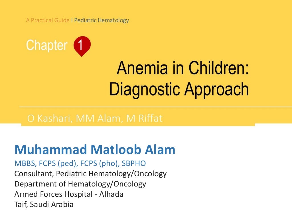 Anemia in Children: Diagnostic Approach | PDF