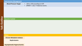 CKD Progression (Pharmacological Approach) - Dr. Gawad | PDF