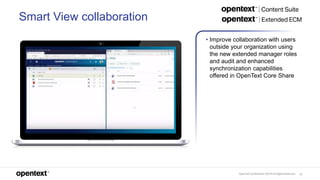 OpenText Content Suite Platform and OpenText Extended ECM: What’s New ...