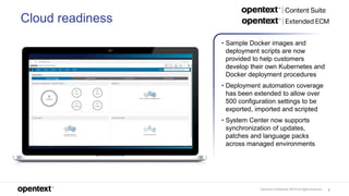 OpenText Content Suite Platform and OpenText Extended ECM: What’s New ...