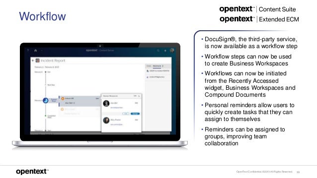 Opentext Content Suite Platform And Opentext Extended Ecm Whats New