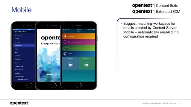 Opentext Content Suite Platform And Opentext Extended Ecm Whats New