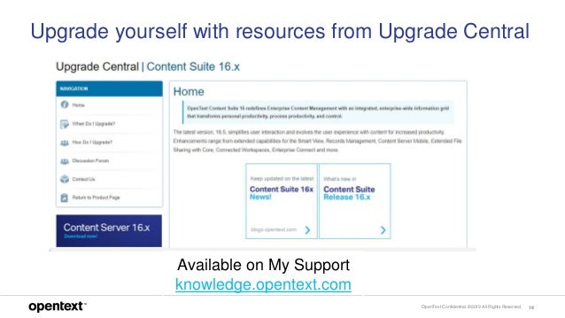 Opentext Content Suite Platform And Opentext Extended Ecm Whats New