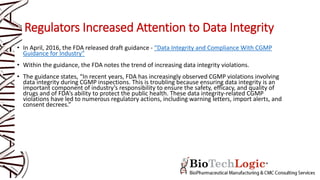Quick Overview: Pharmaceutical Data Integrity | PPTX