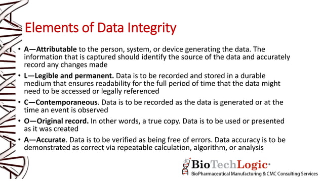 Quick Overview: Pharmaceutical Data Integrity | PPTX