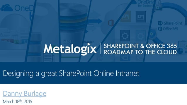Designing a great SharePoint Online intranet in Office 365 | PPTX | Computer Software and ...