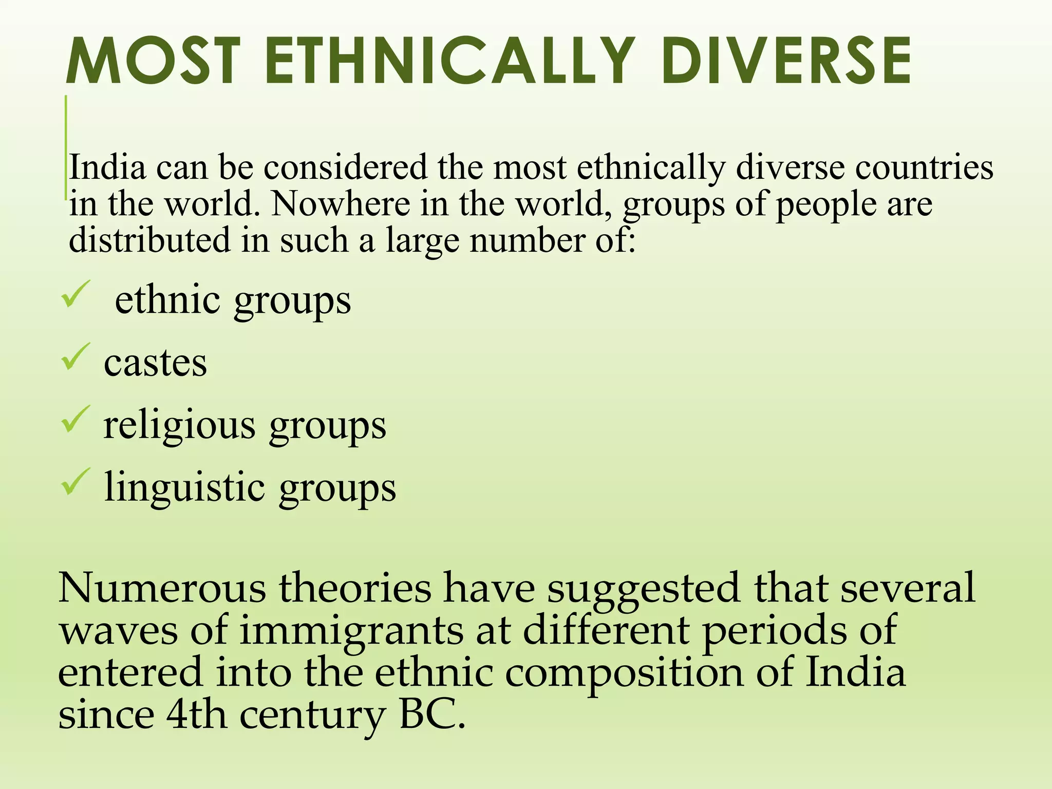 Ethnic, Linguistics and Religious Composition of India by Atula Ahuja ...