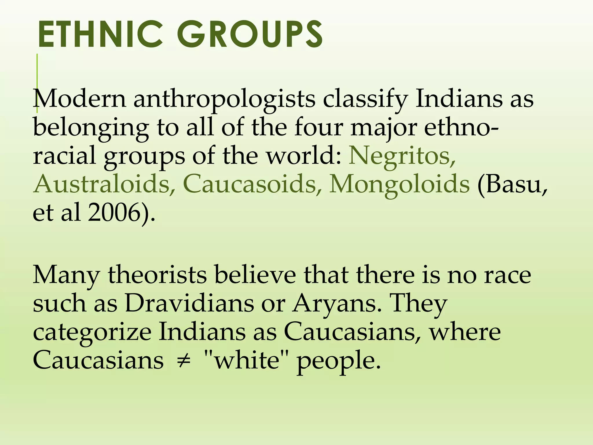 Ethnic, Linguistics and Religious Composition of India by Atula Ahuja ...