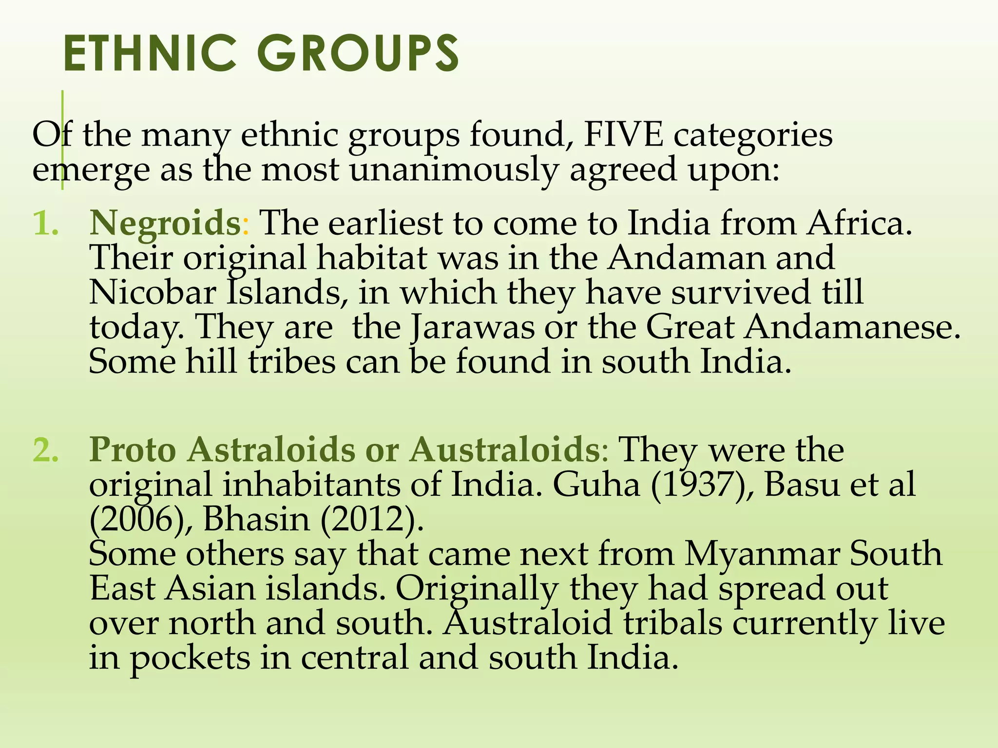 Ethnic, Linguistics and Religious Composition of India by Atula Ahuja ...