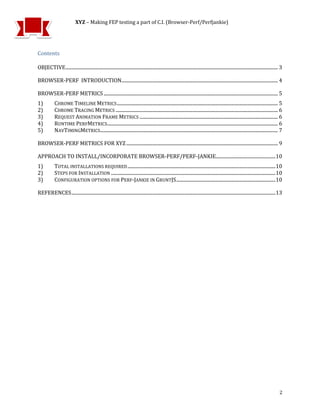 Front End performance as a Continuous Integration - Part2 (Browserperf ...