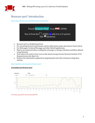 Front End performance as a Continuous Integration - Part2 (Browserperf ...