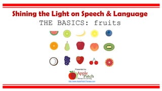 The Basics - Fruits | PDF