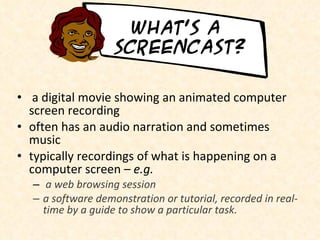 Getting Started with Screencasting | PPT
