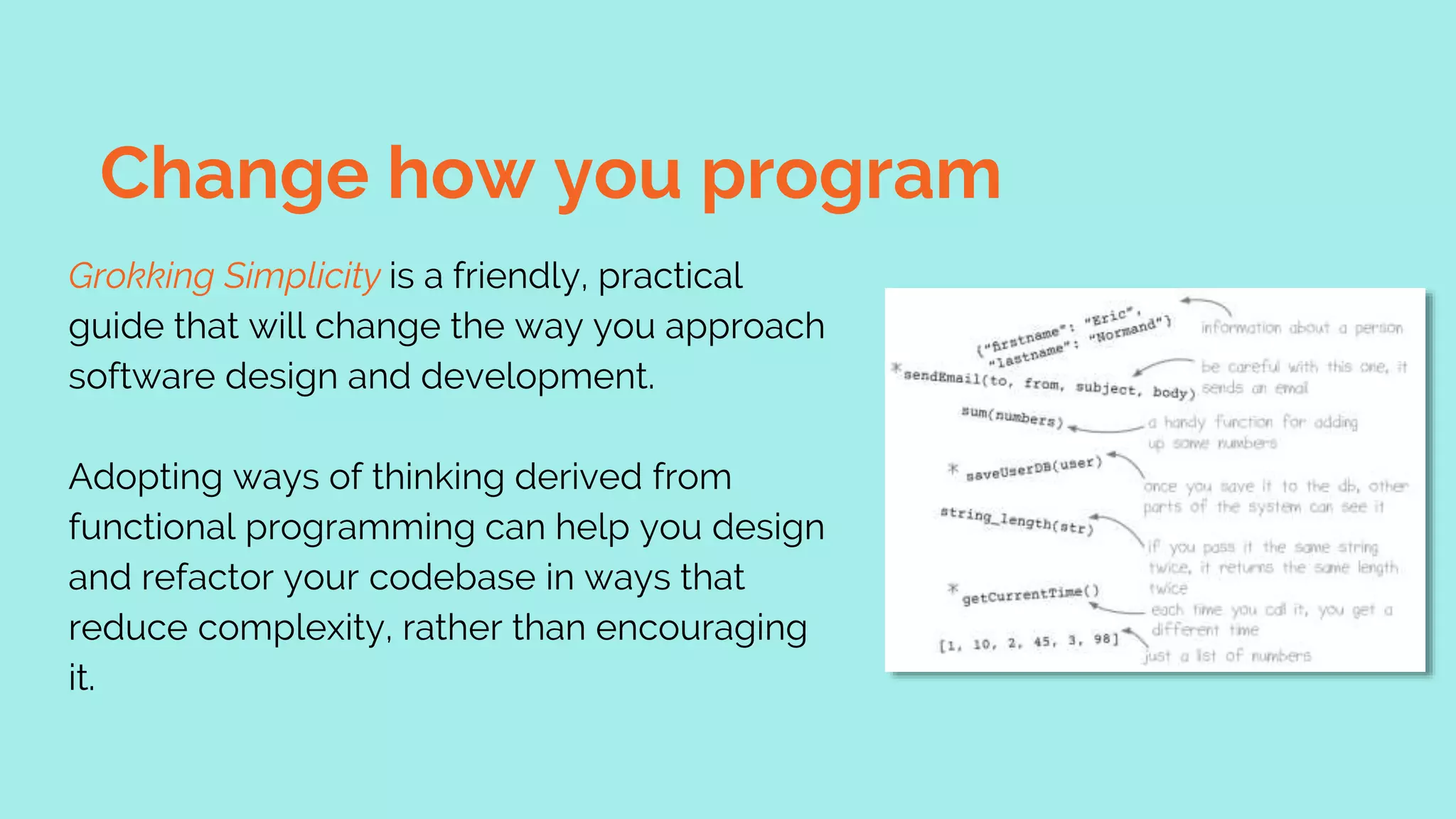 Grokking Simplicity: taking a new approach to programming | PPSX