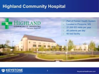 Case Study: Highland Community Hospital | PPT