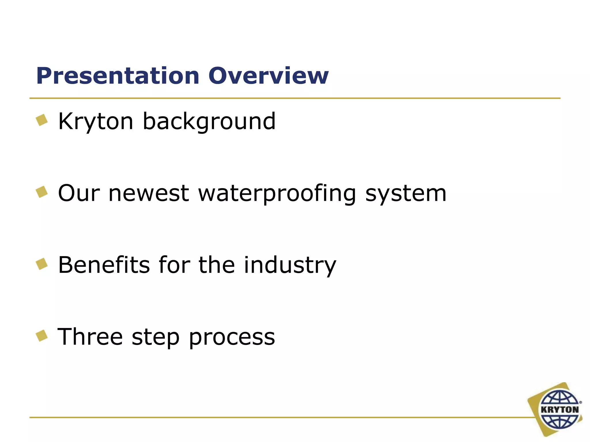 Hydrostop: Restore and Protect System | PPT