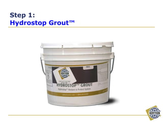 Hydrostop: Restore and Protect System | PPT