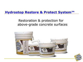 Hydrostop: Restore and Protect System | PPT