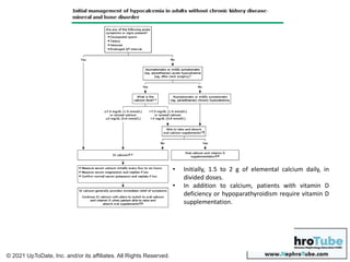 Hypocalcemia (Practical Approach) - Dr. Gawad | PDF
