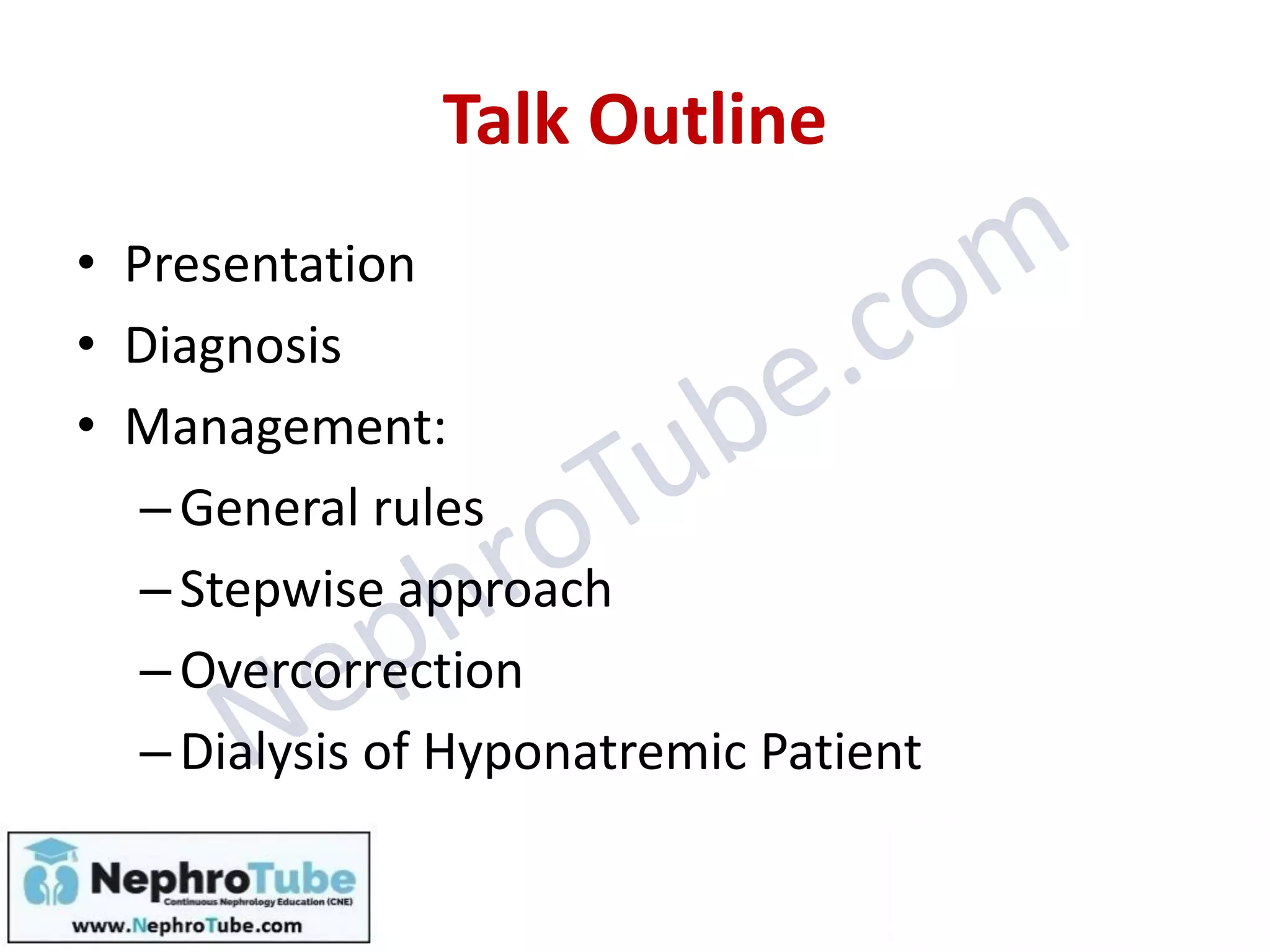 Hyponatremia (Practical Approach) - Dr. Gawad | PDF