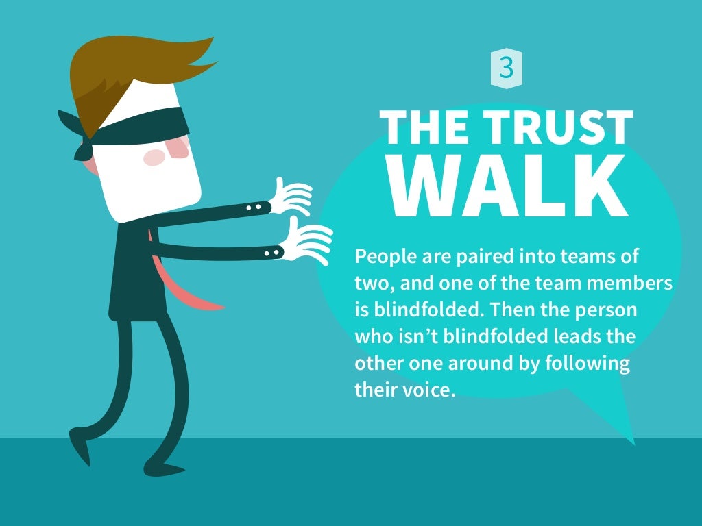 THE TRUST WALKPeople are paired