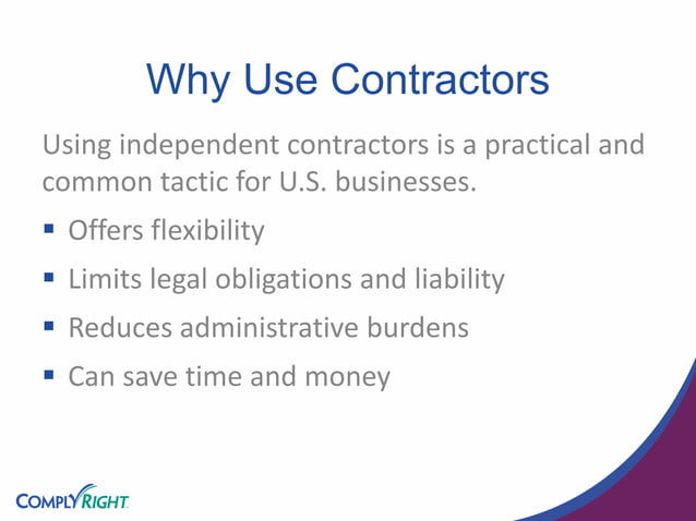 Independent Contractor or Employee? Understanding the Risk of ...