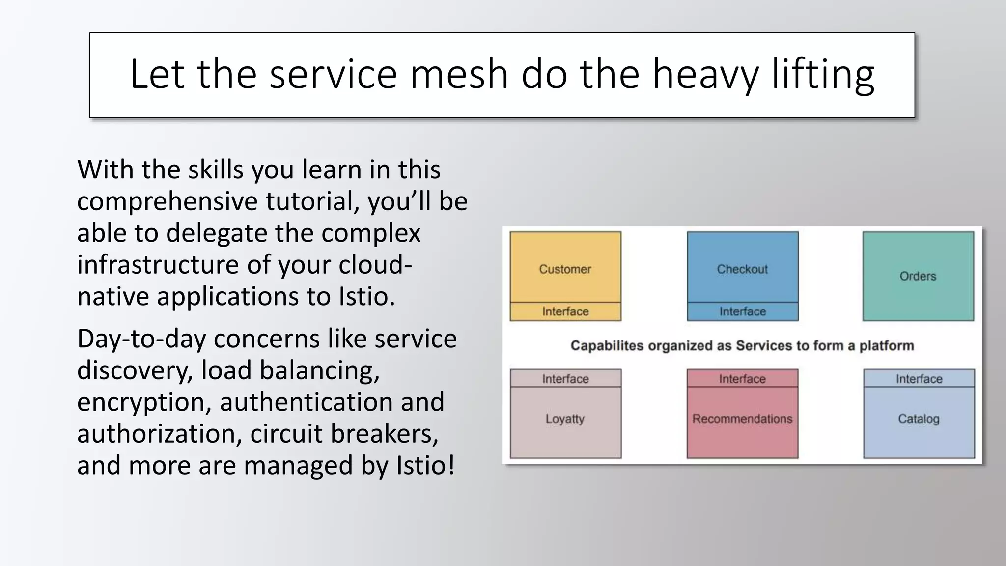 Istio in Action: the key to connecting microservices | PPSX