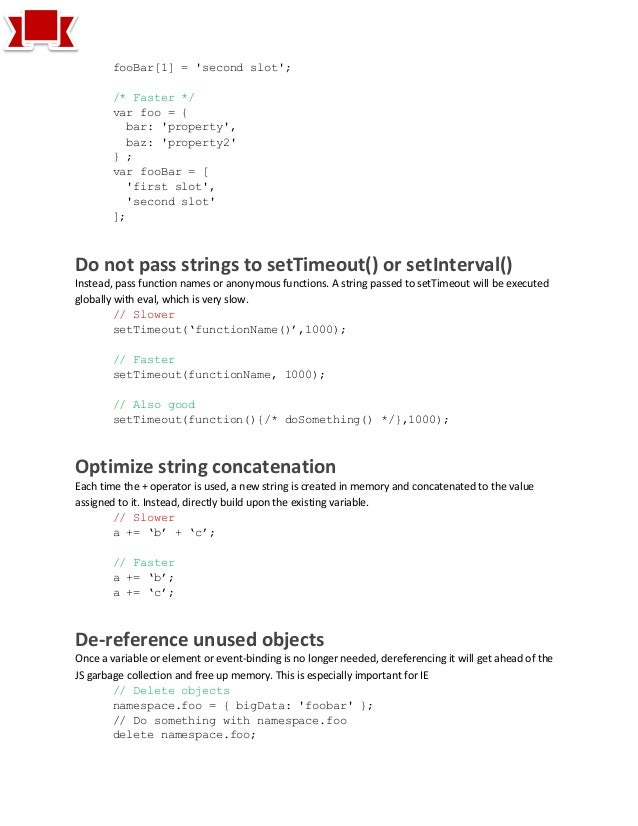 Javascript Jquery Best Practices
